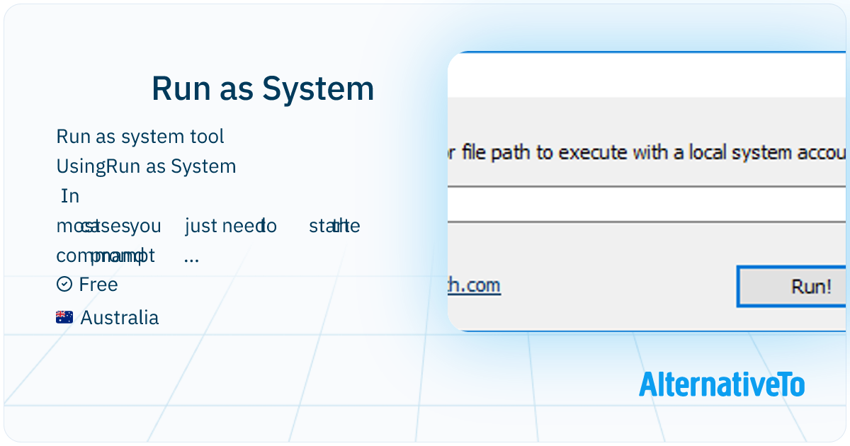 Run as System: The useful tool for testing computer startup scripts, or ...