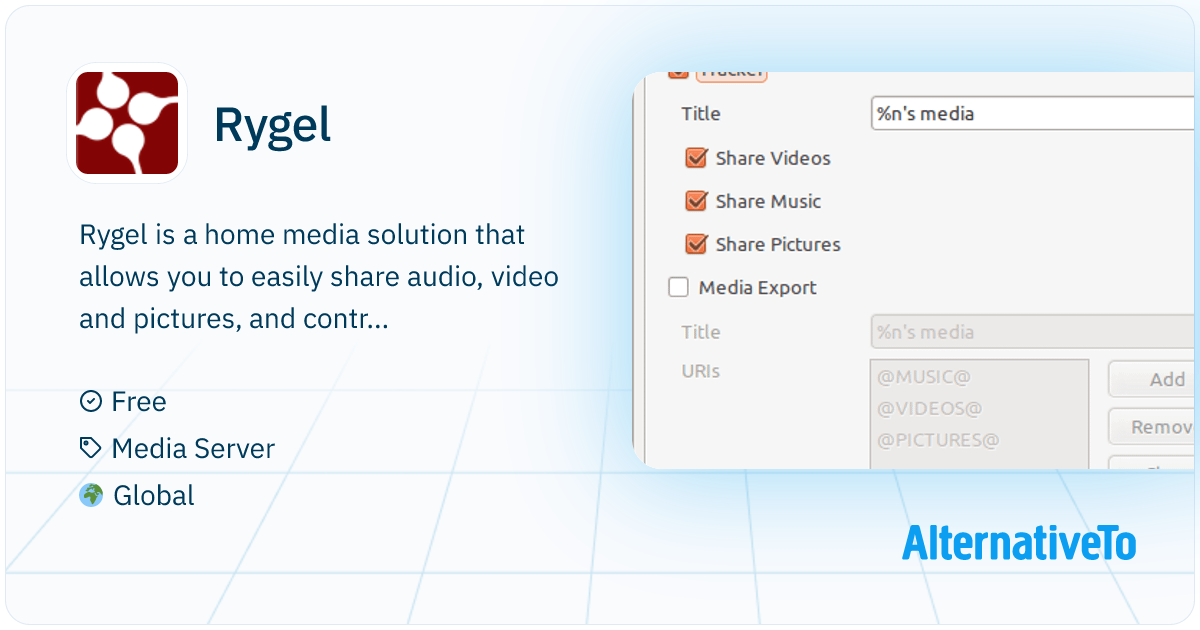 Rygel: Home media solution that allows you to | AlternativeTo