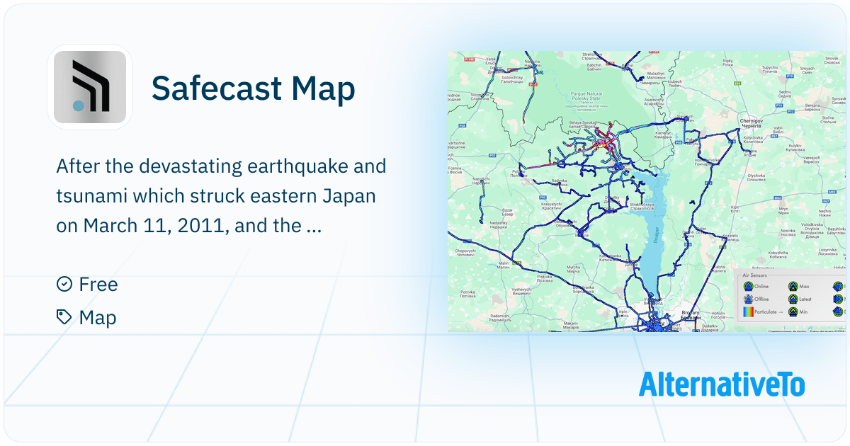 Safecast Map: Safecast is an international volunteer driven non-profit ...
