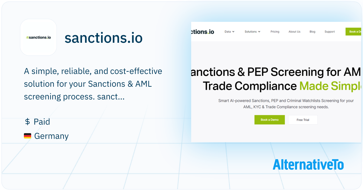sanctions.io: A simple, reliable, and cost-effective solution ...