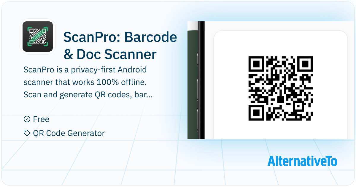 ScanPro: Barcode & Doc Scanner: All-in-one offline scanner: QR codes ...