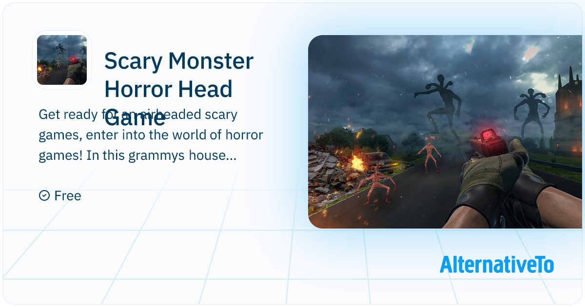 Scary Monster Horror Head Game: Get ready for an airheaded scary games ...