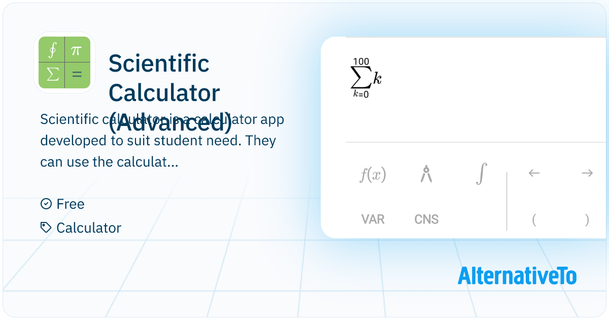 Scientific Calculator (Advanced): Advanced scientific calculator ...