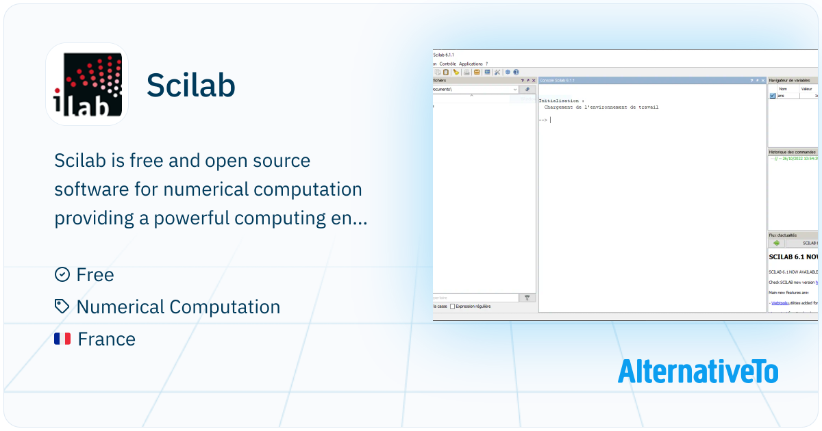Scilab: Open source software for numerical computation | AlternativeTo