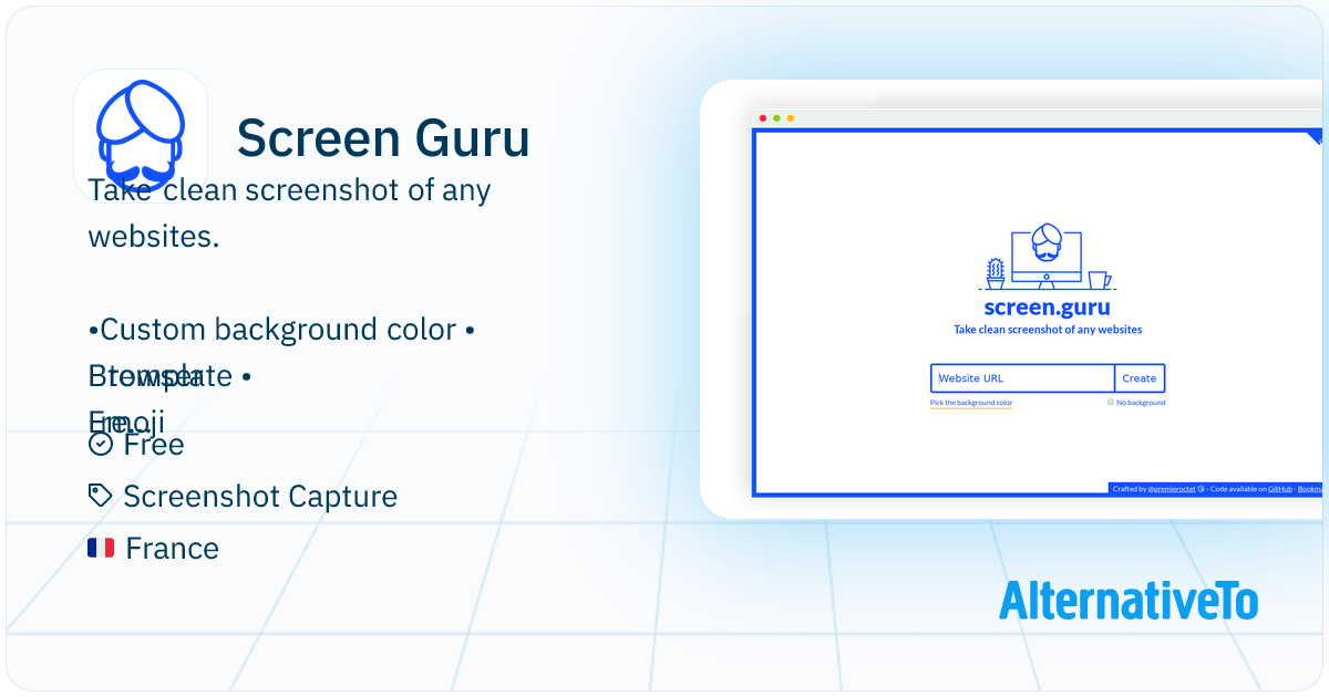 Screen Guru: Take clean screenshot of any websites | AlternativeTo