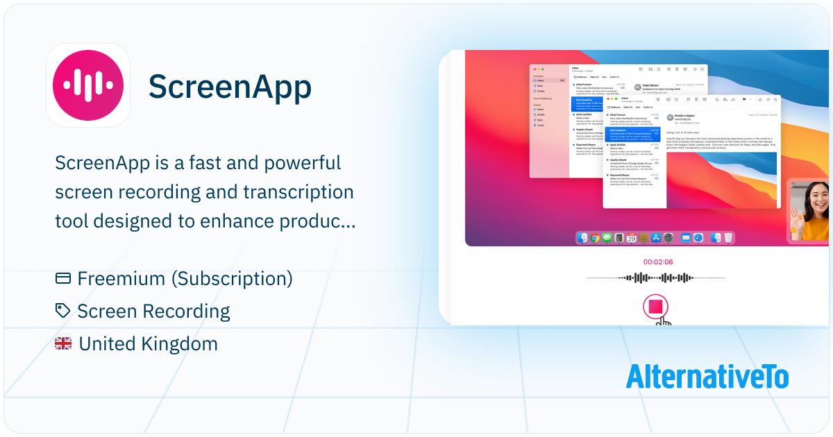 ScreenApp: Fast online screen recording and transcription tool ...
