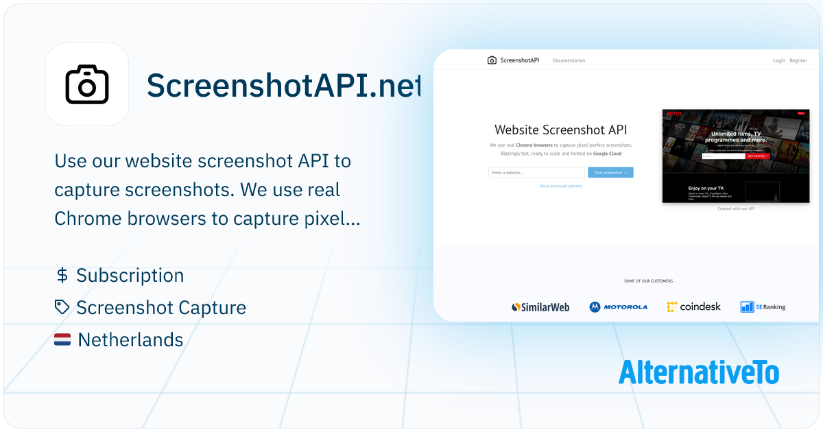 ScreenshotAPI.net: An API to capture pixel-perfect website screenshots ...