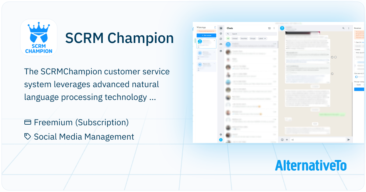 SCRM Champion: Unifies social media management with lead analysis ...