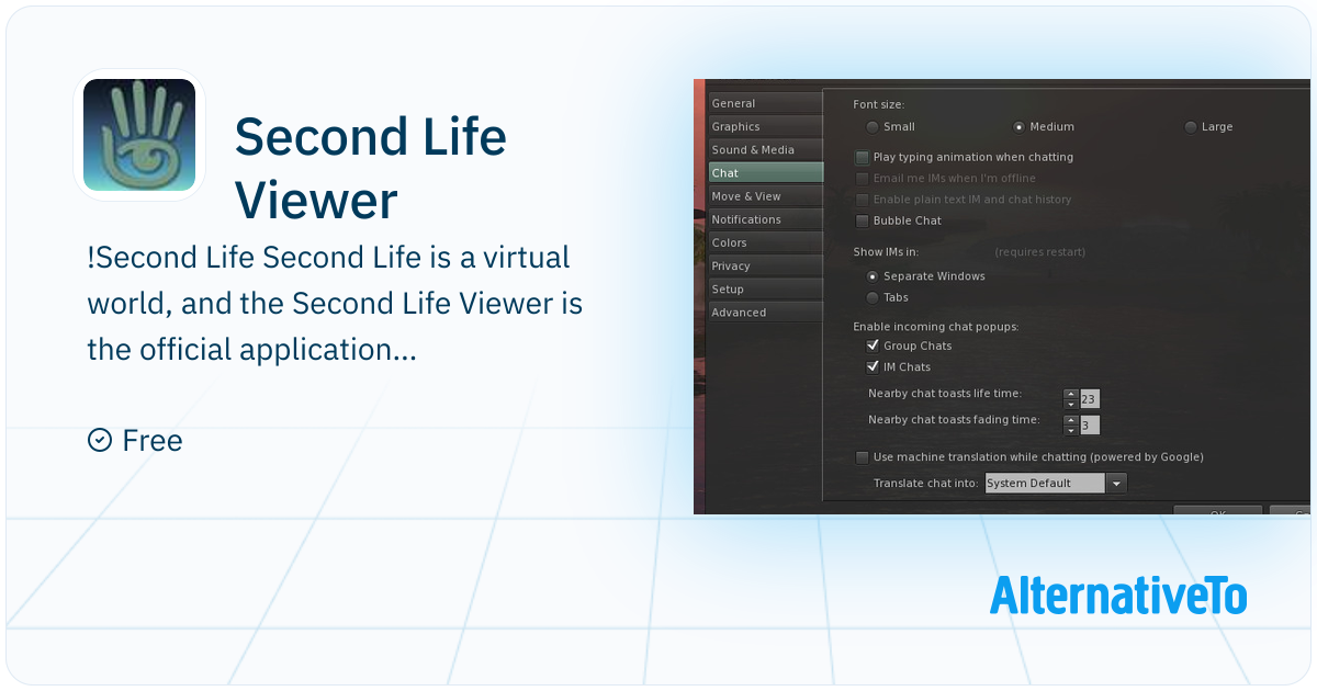 Second Life Viewer: Http://alternativeto | AlternativeTo