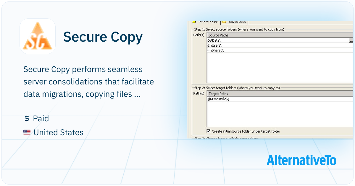 Secure Copy: Performs seamless server | AlternativeTo