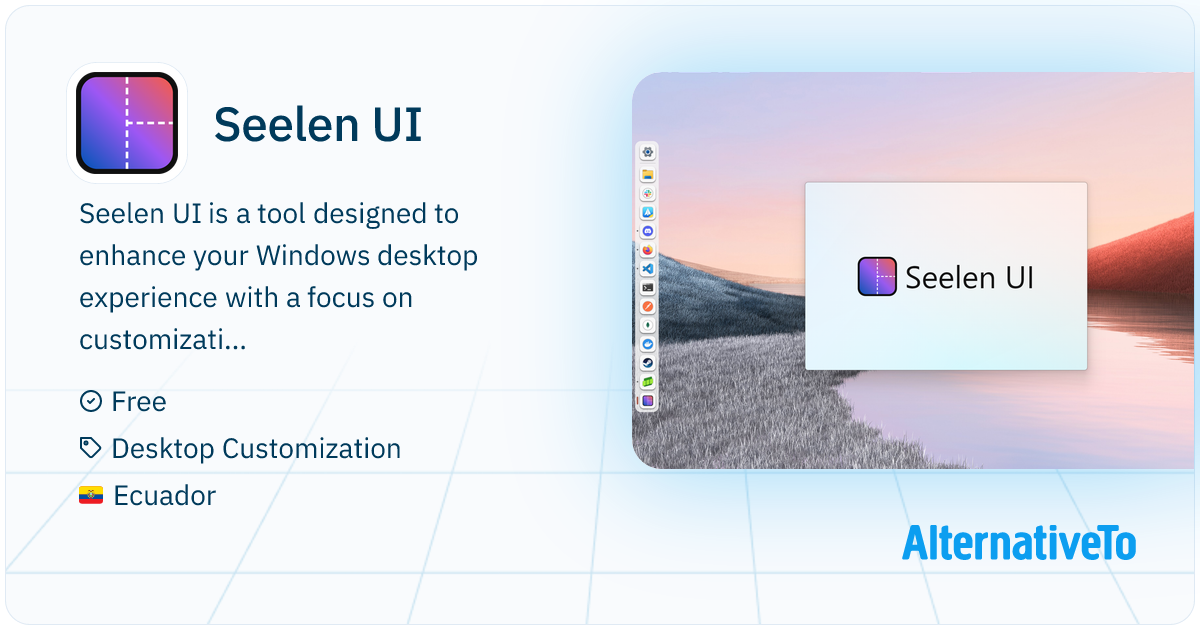 Seelen UI: Customizable web-based desktop for Windows with tiling and ...