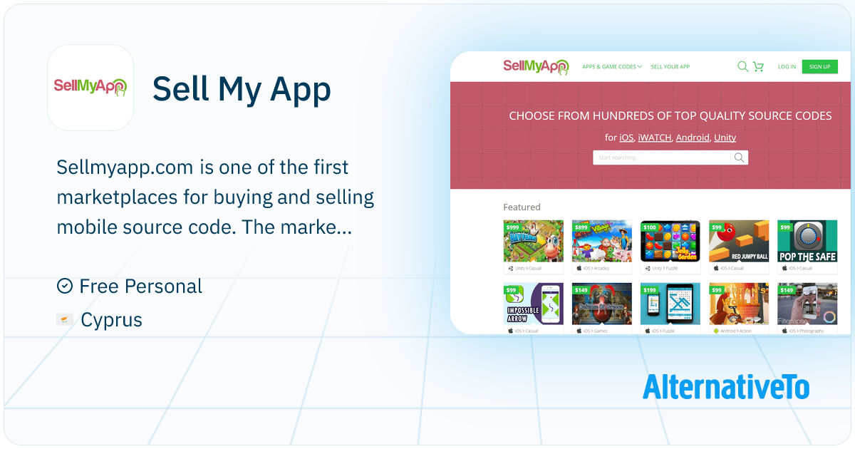 Sell My App: Sellmyapp is a top quality mobile source codes marketplace ...