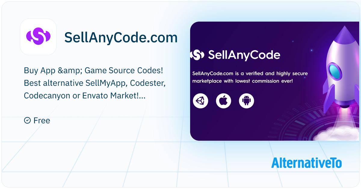 SellAnyCode.com: SellAnyCode is an new innovative online marketplace to ...