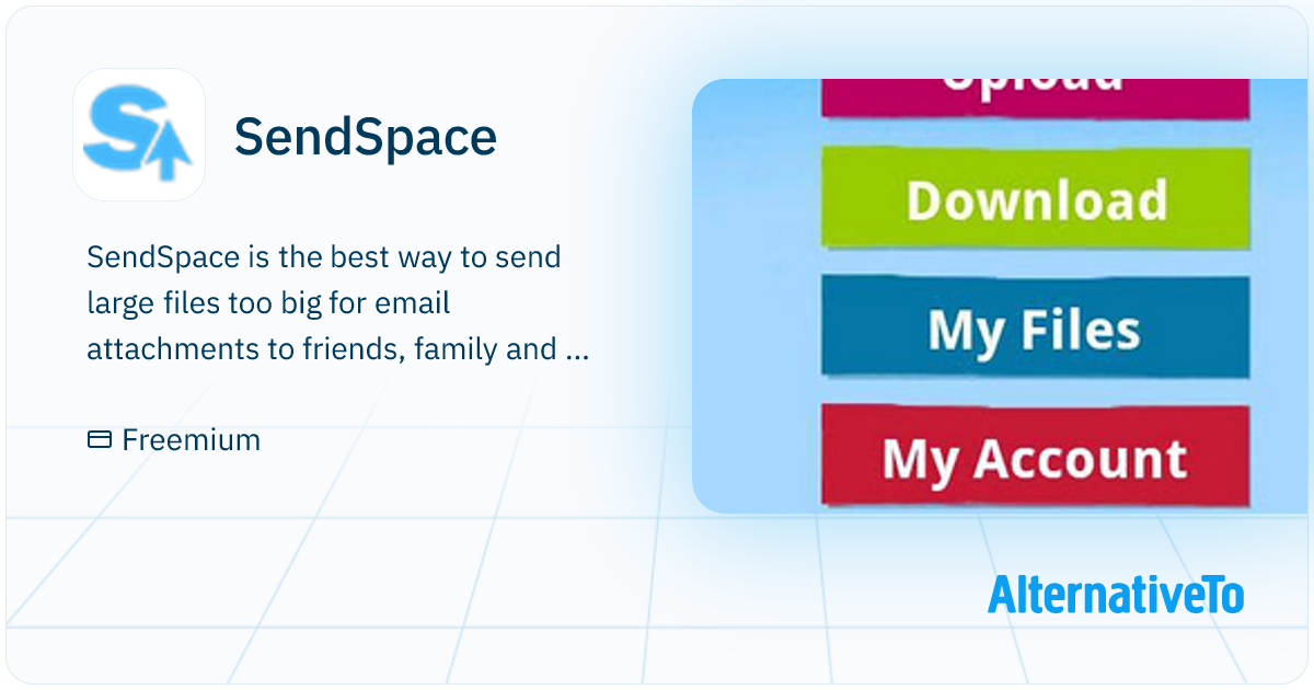SendSpace: The best way to send large files too | AlternativeTo