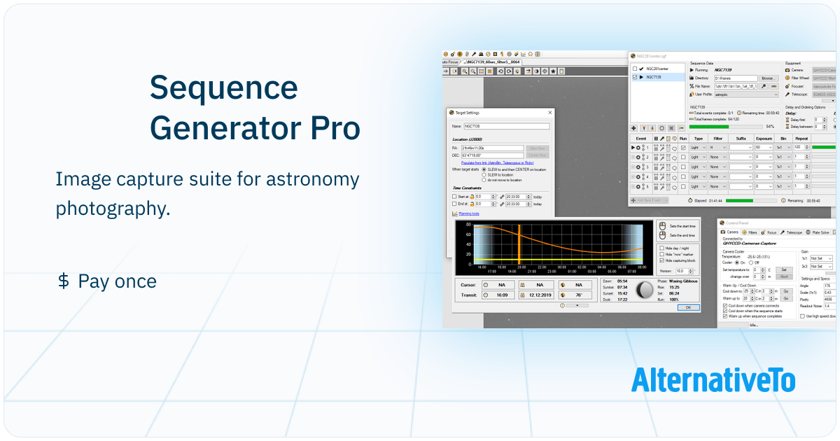 Sequence Generator Pro: Image capture suite for astronomy photography ...