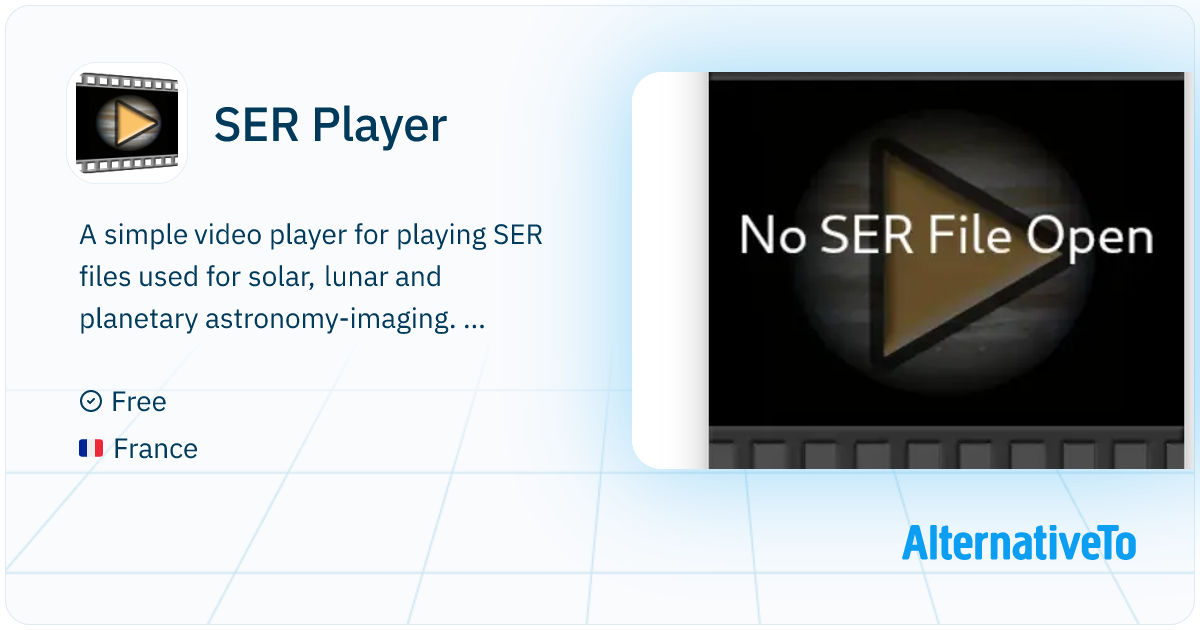 SER Player: A simple video player for playing SER files used for solar ...