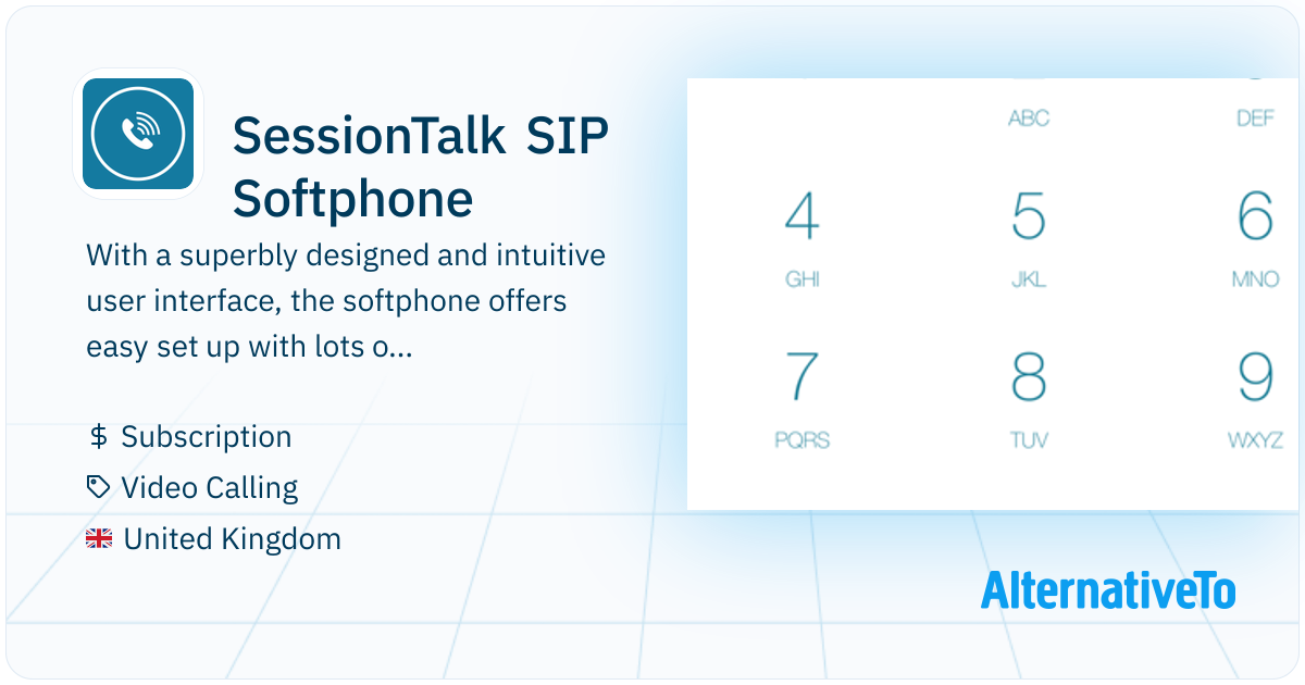 SessionTalk SIP Softphone: Feature rich mobile SIP Client (VOIP) for ...
