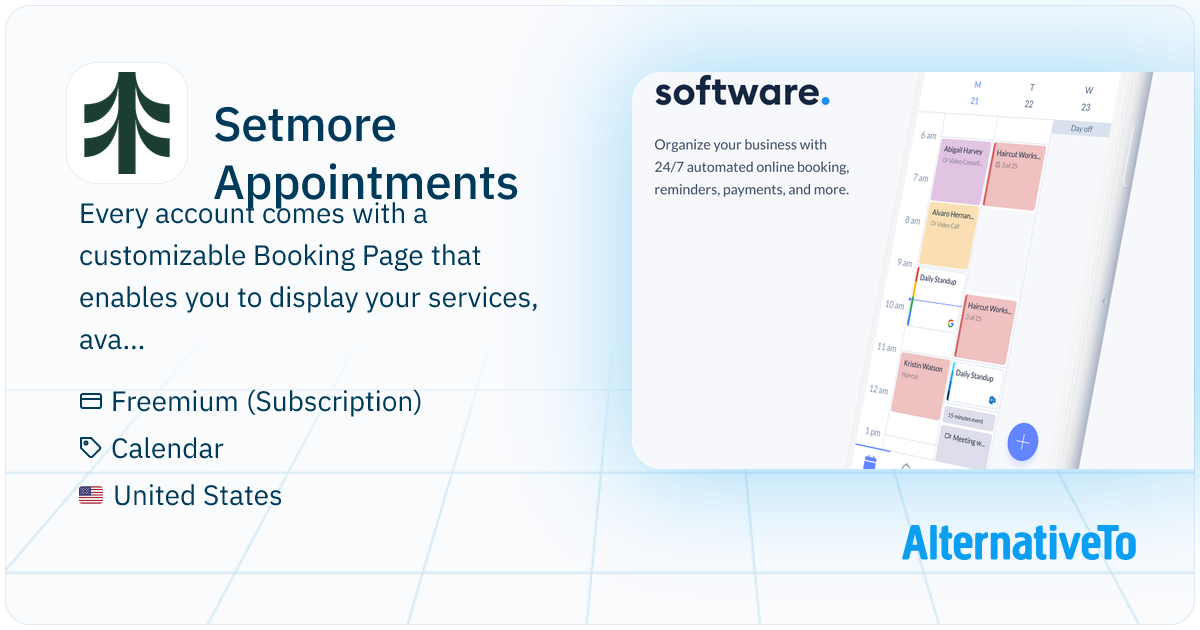 Setmore Appointments: Online scheduling with booking pages, reminders ...