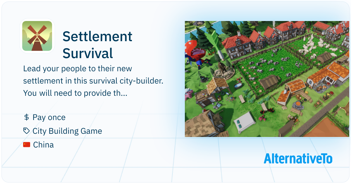 Settlement Survival: In this city-building game, you will lead a group ...