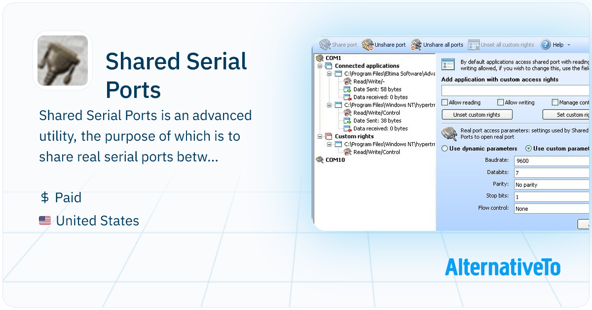 Shared Serial Ports: Advanced utility, the | AlternativeTo