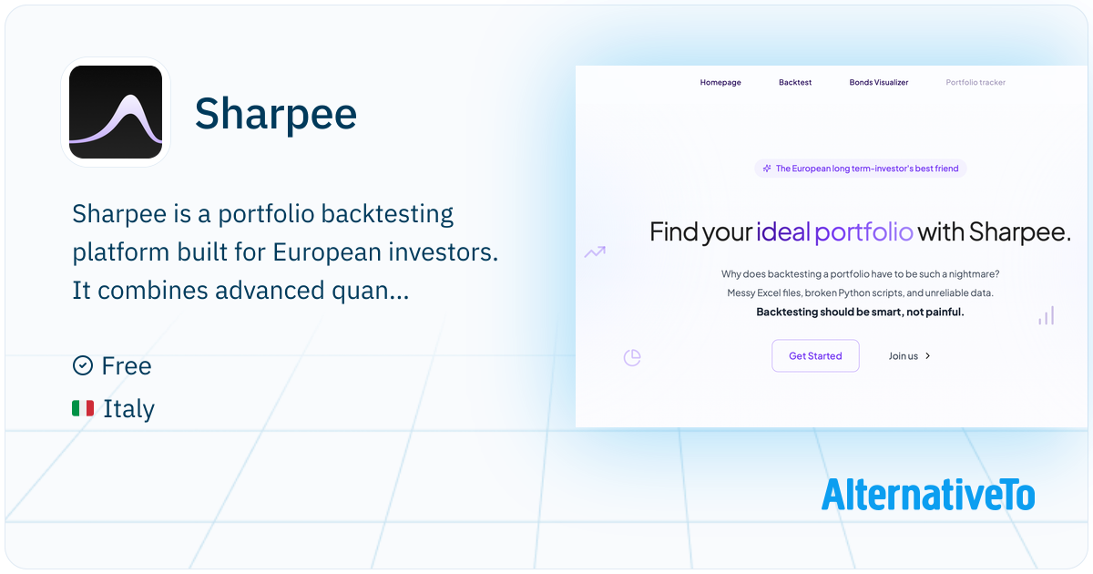 Sharpee: Portfolio backtesting platform for European investors ...