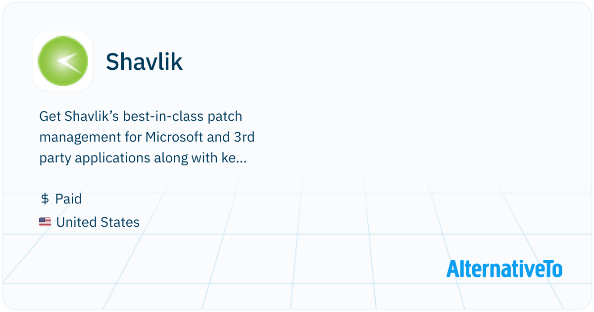 Shavlik: Get Shavlik’s best-in-class patch management for | AlternativeTo
