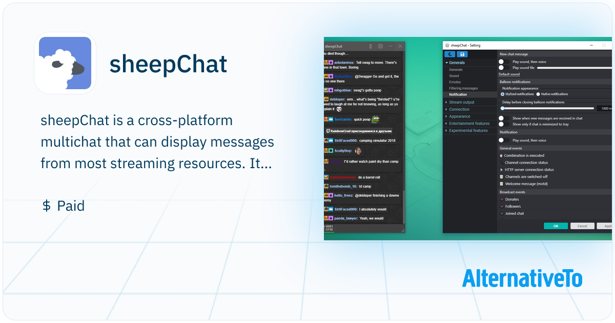 sheepChat: Simple and convenient cross platform multichat capable to ...