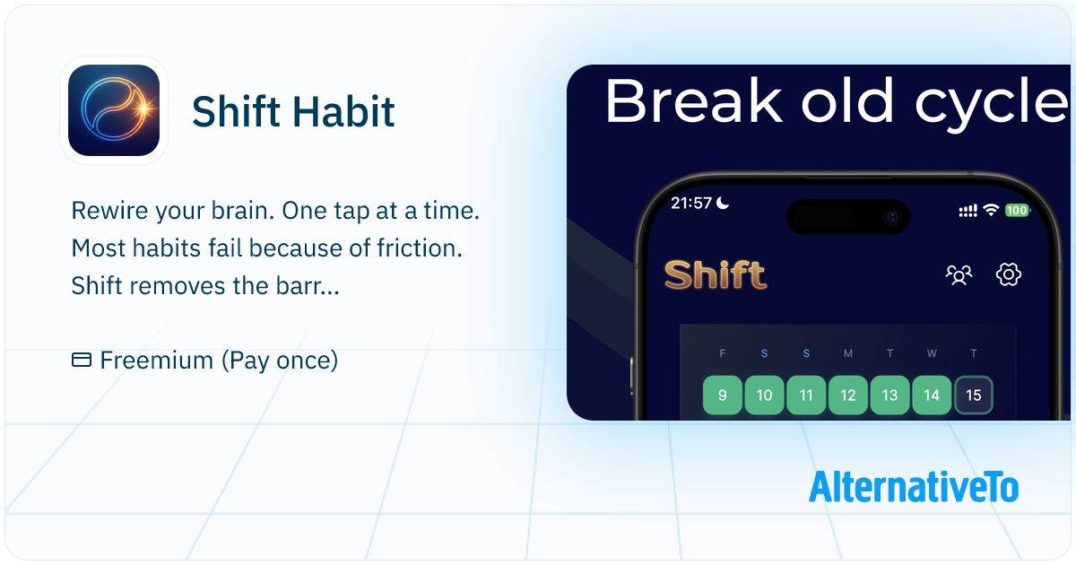 Shift Habit: Shift lets you share habits you're building (and breaking ...
