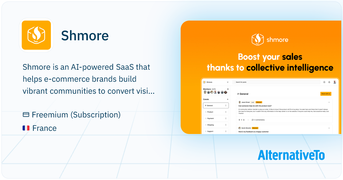 Shmore: Connects your brand with its community to create a dynamic of ...
