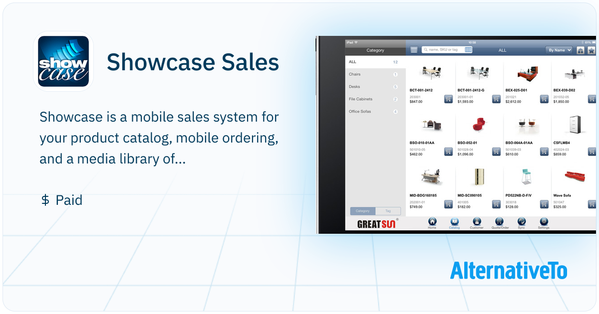 Showcase Sales: The only catalog, order, and file management app system ...