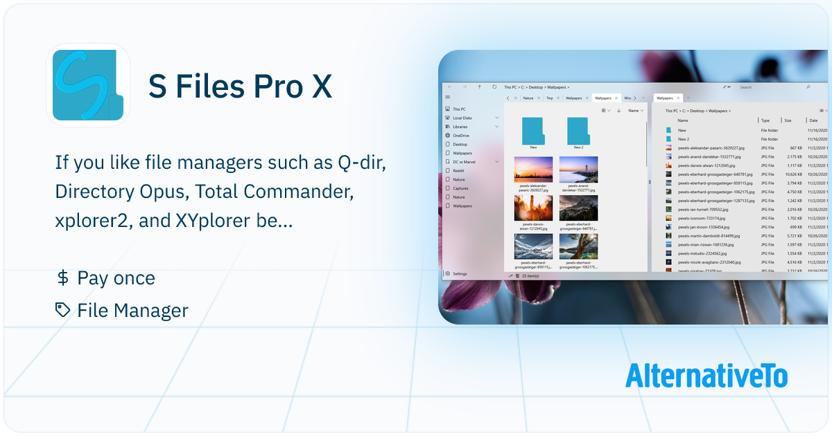 S Files Pro X: S Files offer the convenience of tabs and single or dual ...