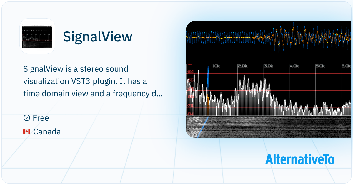 SignalView: Stereo sound signal analysis plugin with time and frequency ...