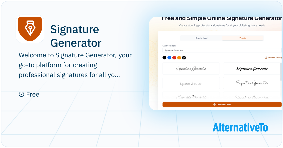 Signature Generator: Create stunning and professional online signatures ...