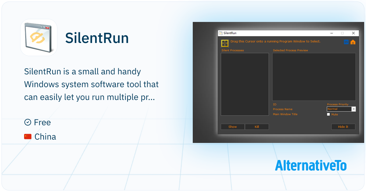 SilentRun: Run Programs Hidden and Silently in the Background on ...