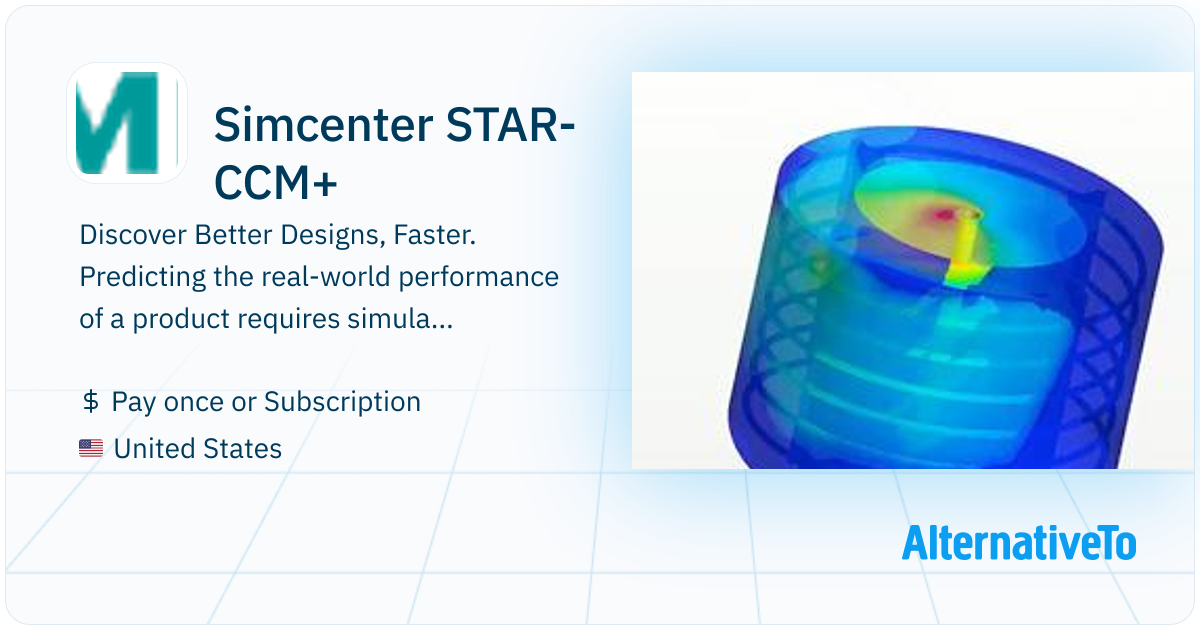 Simcenter STAR-CCM+: Computational Fluid Dynamics (CFD) Software and ...