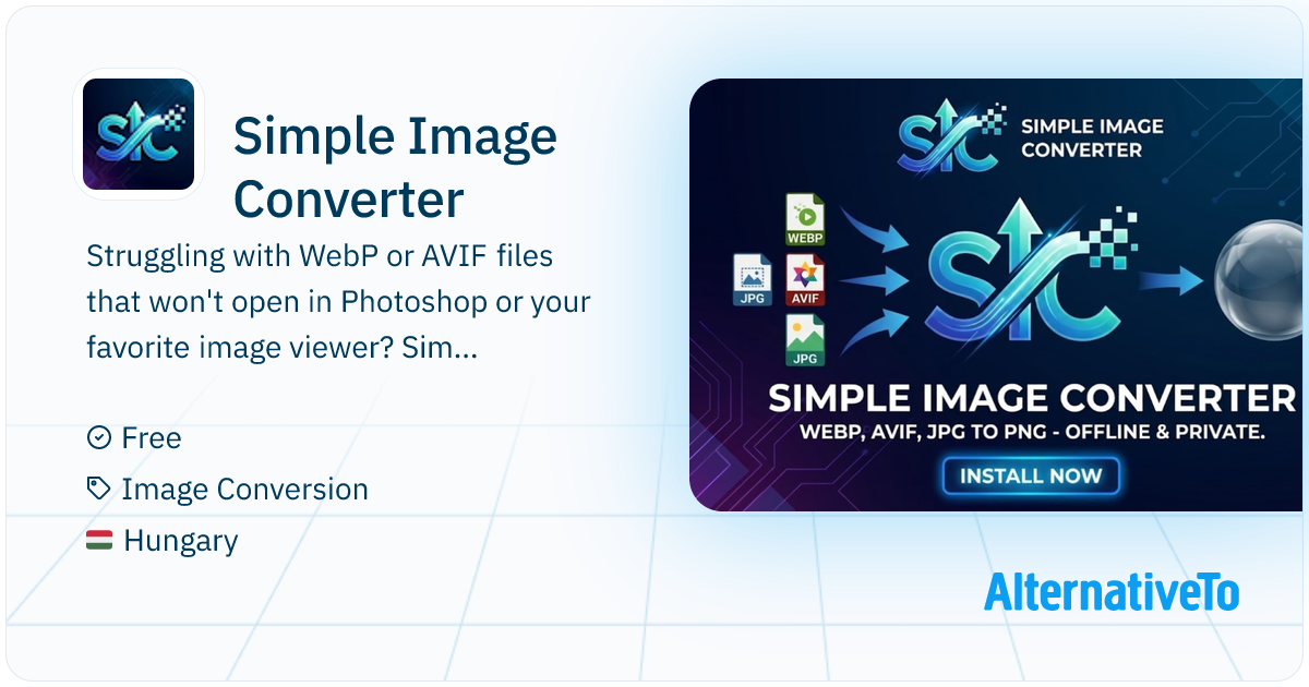 Simple Image Converter: Right-click to convert & save WebP, AVIF, and ...