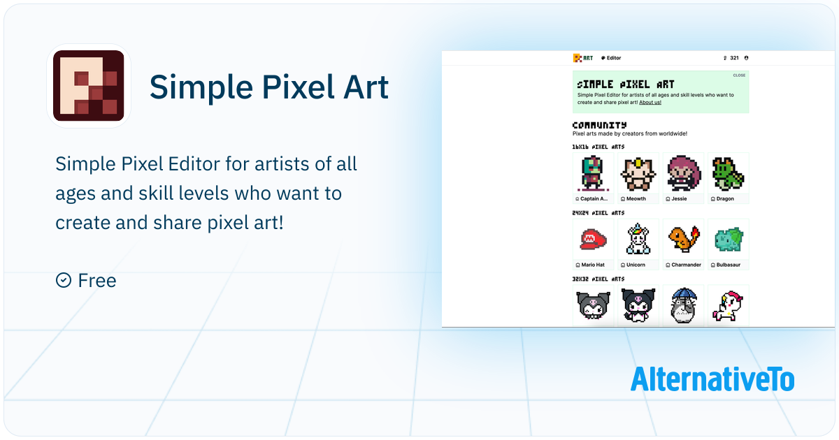 Simple Pixel Art: Simple Pixel Editor for artists of all ages and skill ...