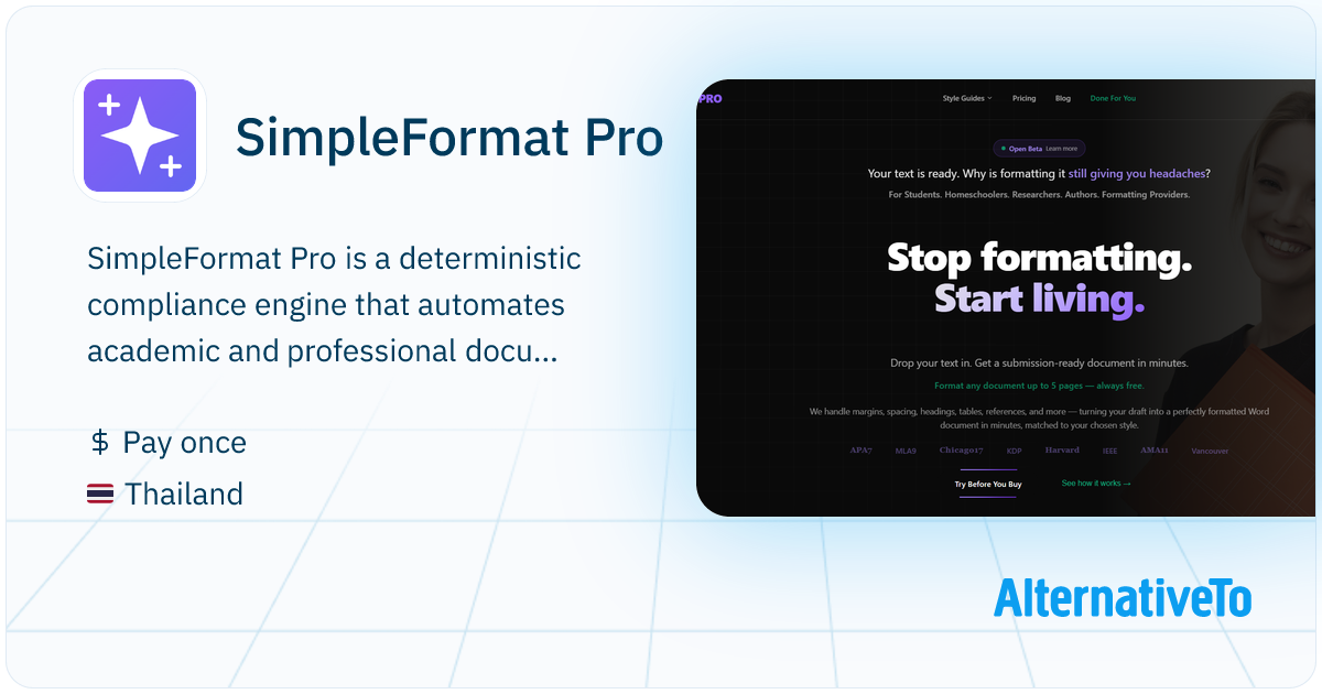 SimpleFormat Pro: Rule-based academic formatting for publication-ready ...