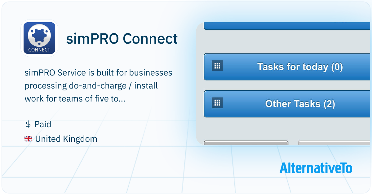 simPRO Connect: SimPRO Service is built for businesses processing do ...