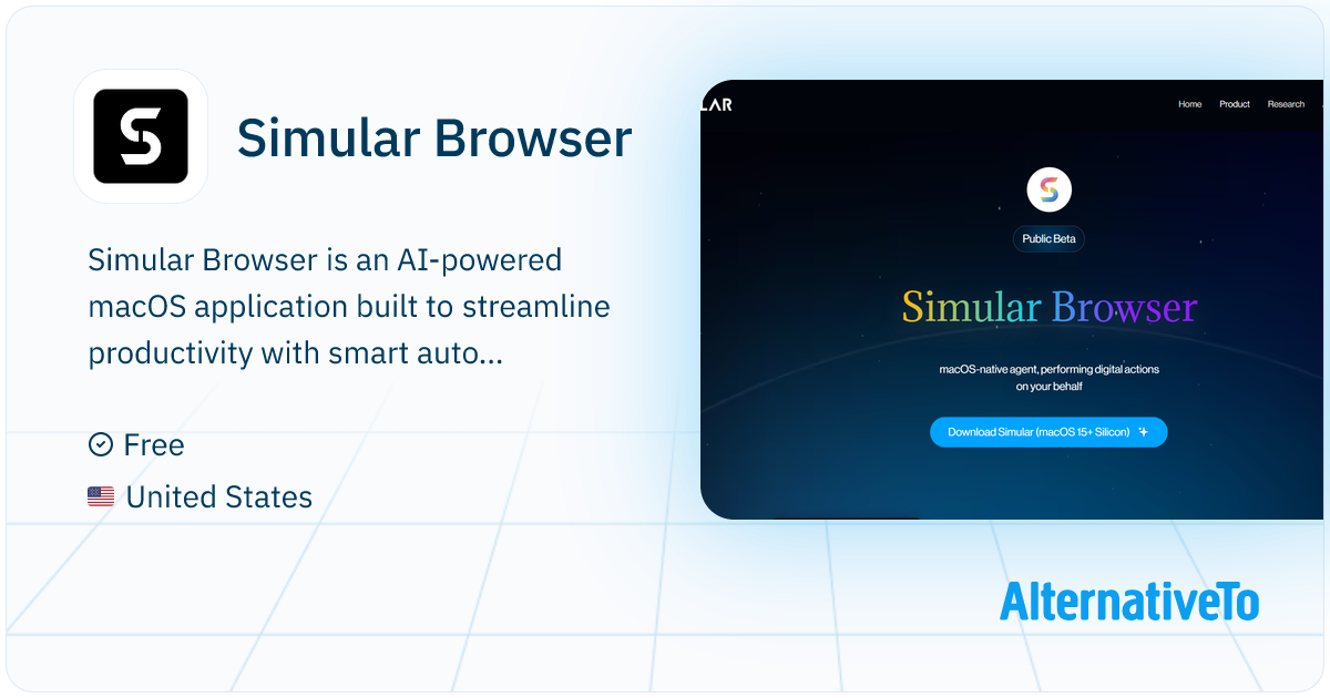Simular Browser: AI-powered macOS application designed to enhance ...