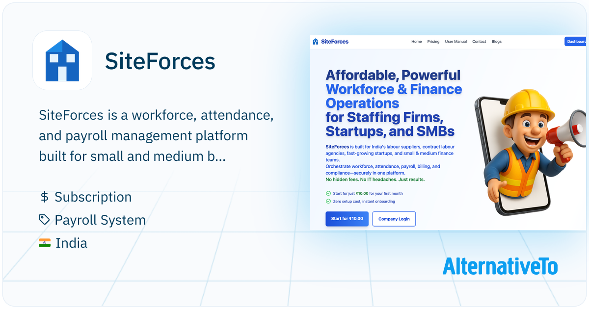 SiteForces: Simple workforce, attendance, and payroll management ...