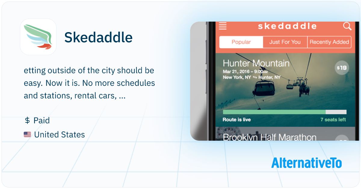 Skedaddle: Go anywhere with Skedaddle! Crowdsource to ride a bus to ...