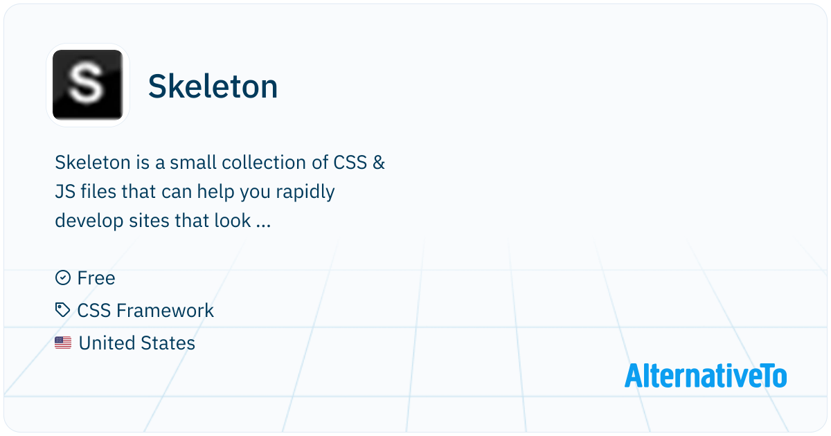 Skeleton: Small collection of CSS & JS | AlternativeTo