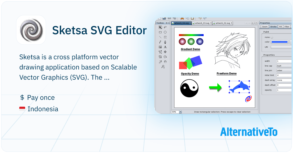 Sketsa SVG Editor: Sketsa is a cross platform vector drawing ...