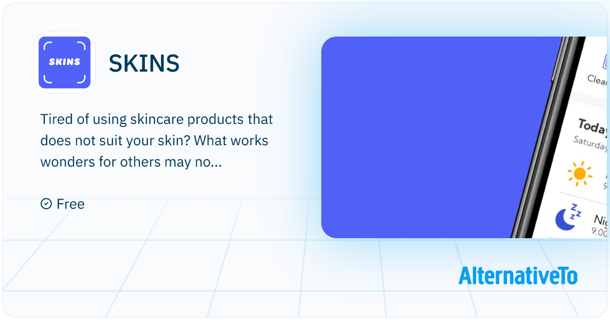 SKINS: App designed to recommend you skincare products based on your ...