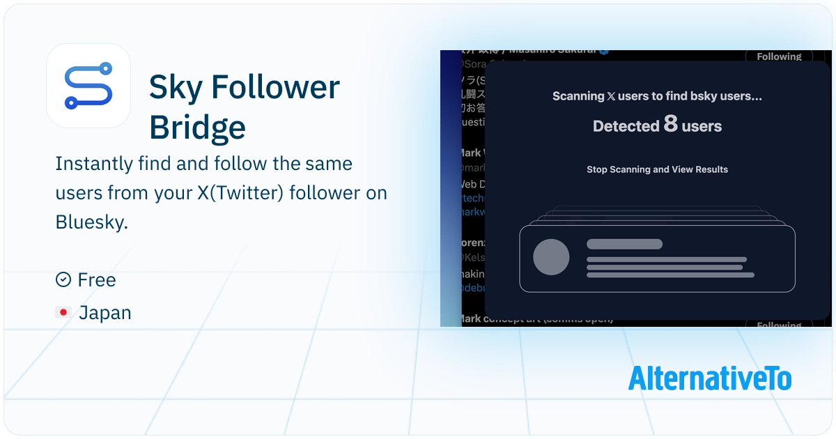 Sky Follower Bridge: Instantly find and follow the same users from your ...