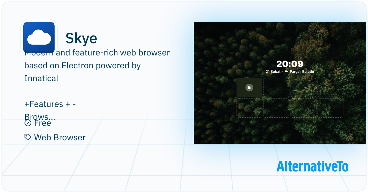 Skye: The next generation Web Browser | AlternativeTo