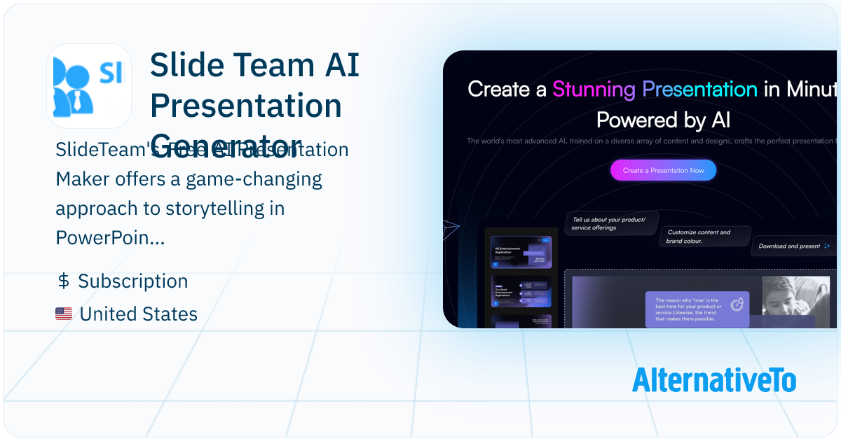 Slide Team AI Presentation Generator: Create a stunning presentation in ...
