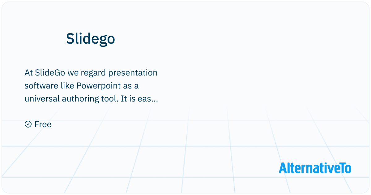 Slidego: At SlideGo we regard presentation software like | AlternativeTo