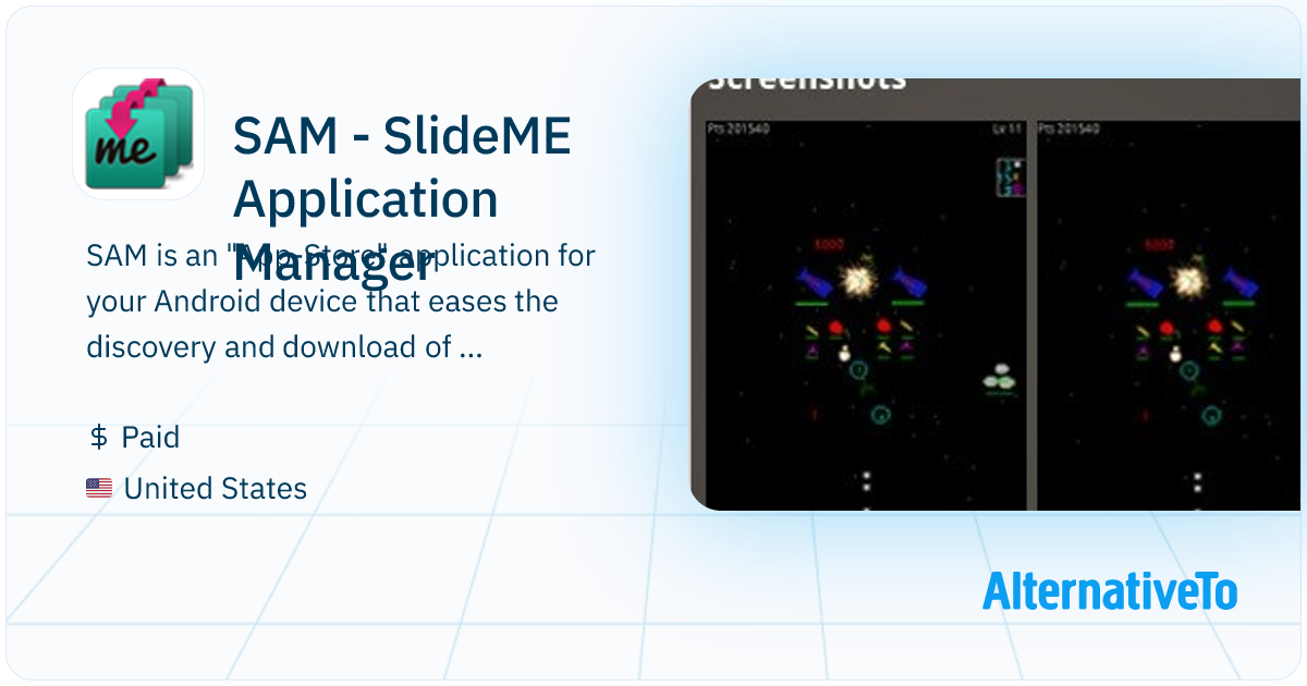 SAM - SlideME Application Manager: SAM is an "App-Store" application ...